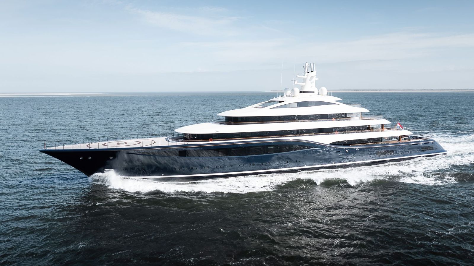 101m Feadship superyacht Project 1014 begins sea trials